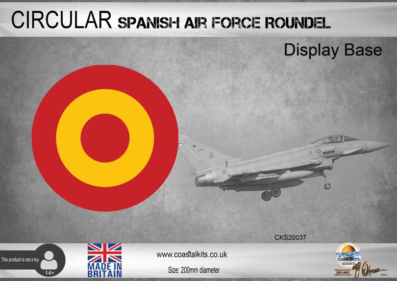 Circular Spanish Air Force – Coastal Display Bases