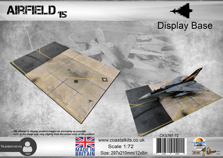 1:72 Airfield Display Base 15 – Coastal Display Bases