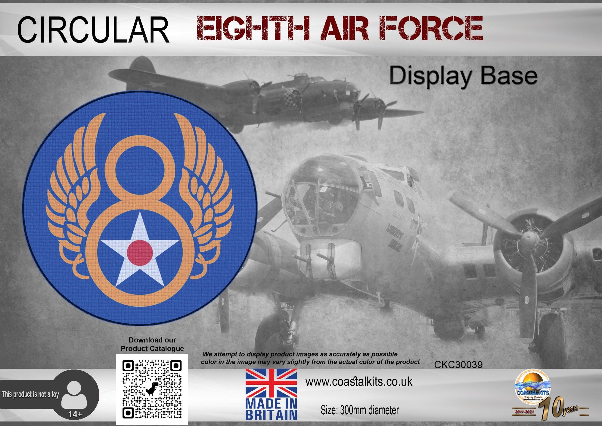 Large Circular Eighth Air Force – Coastal Display Bases