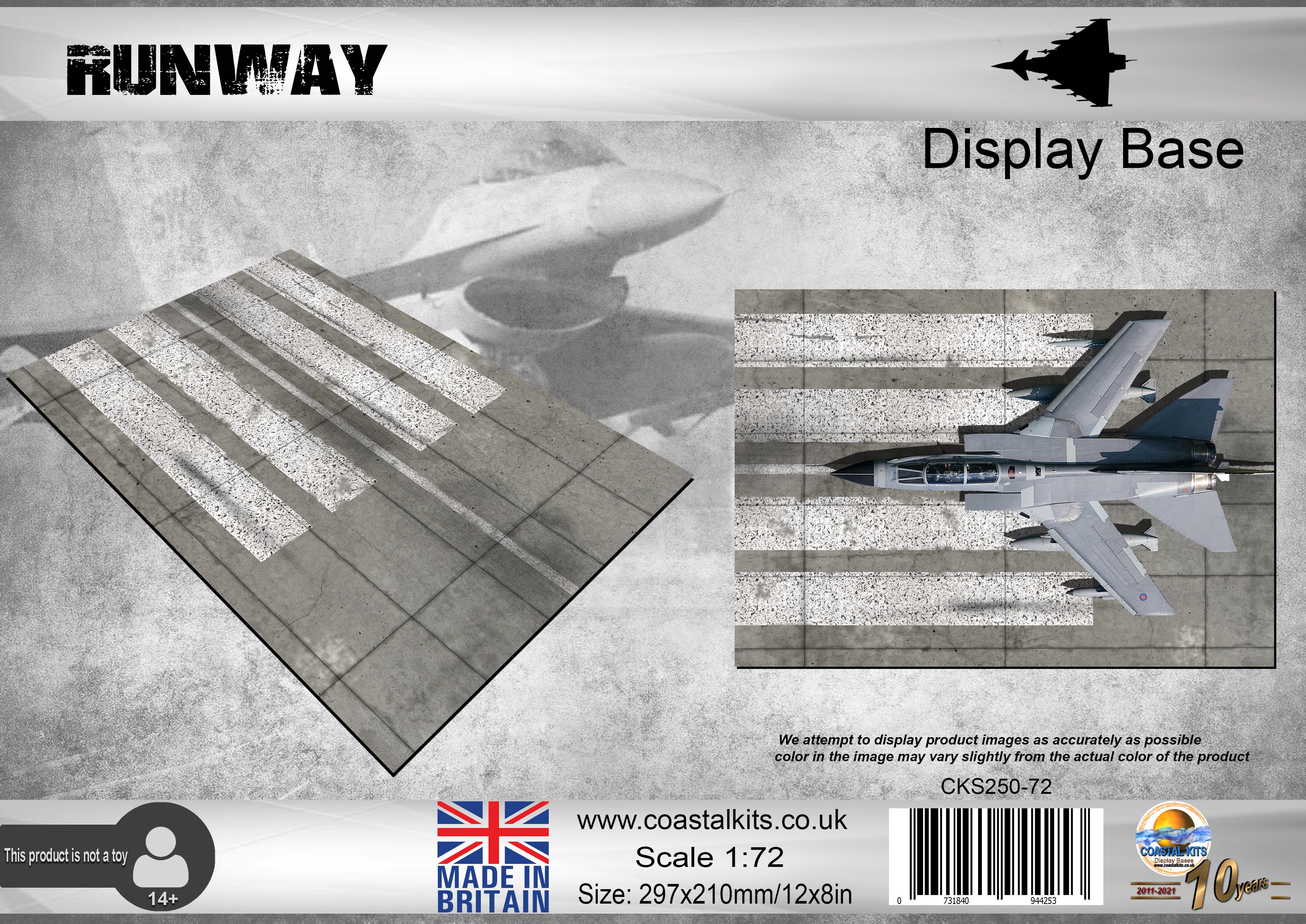 1:72 Runway – Coastal Display Bases